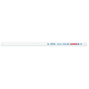 LENOX バイメタルハックソーブレード 300mm×18山(10枚) V218HE 商品の特徴 ●柔軟に曲がり折れにくいバイメタル構造です ●T2テクノロジーで刃先を最適化、素早く切断出来て長寿命です 製品仕様 ●山数：18山 ●サイズ：...