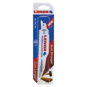 LENOX 解体用 セーバーソブレード 150mm×6山(5枚) 6066R5 商品の特徴 ●パワーブラストテクノロジーで刃先を強化し、さらに長持ち(自社従来比最大55%アップ) ●ブレード取付部分を強化、根元からの破断リスクを軽減 ●刃先...