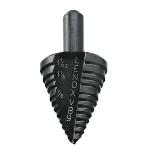 LENOX バリビット段付きドリル 22mm 28.5mm 31mm VB9 商品の特徴 ●波型2枚刃タイプ(特許)の刃形状で、早くバリの少ない正確な真円の穴をあけることが出来ます ●先端部のパイロットドリルによりブレが少なく、素早くドリル...
