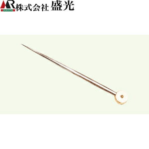 商品の特徴 盛光｜板金工具シリーズ ●屋根用薄板板金機械類 ●タタミ針とも言いケガキ作業に使いま ●す。 製品仕様 ●品番：BKMB-0180 ●全長：185mm ●重さ：55g ●材質：真鍮8Cニッケルクロムメッキ