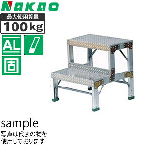 作業用踏台　G 工場、倉庫等での作業に最適で軽く、ガッチリした作業台です。 移動に便利なキャスター、手すり（オプション）の取付けも可能です。 ※オプションの手すり（階段・天板）の本体への取付は、お客様にてお願い致します。 ［最大使用質量］1...