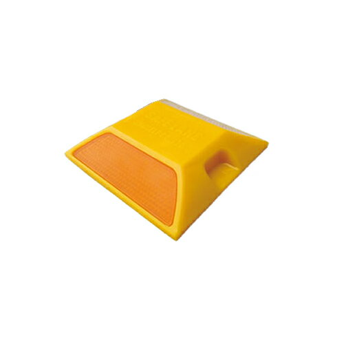 セーフレーン ●反射式の接着式道路鋲です。縁石の上など、様々な場所での注意喚起に最適です。 ●夜間も両面に設置した反射鏡により視覚効果が大きいです。 ●業界最安値の定価500円！！ ●夜間の視認性を向上させ、縁石での注意喚起やドライバーの誘...