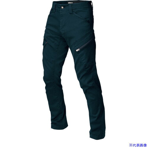 オレンジブック トラスコ中山　TRUSCOジーベック カーゴパンツ2283-16-5L 〔品番:2283165L〕[ 注番:1028249]特長●ストレッチ素材+膝の立体裁断で動きやすい現場服です。仕様●色：ネイビーブルー●サイズ：5L●ウ...