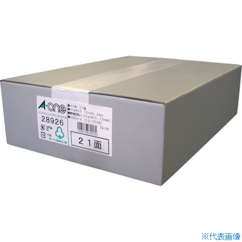 オレンジブック トラスコ中山　TRUSCO3M ラベルシール(インクジェット)21面 (500枚入) 〔品番:28926〕[ 注番:1037261]特長仕様仕様2●ラベルシール(インクジェット)21面　(500枚入)材質/仕上セット内容/付...