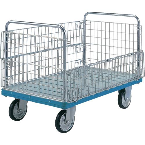 オレンジブック トラスコ中山　TRUSCOカナツー ビッグ500ーアミ 〔品番:BIG500AMI〕[ 注番:1041183]特長●抜群の耐久性を誇るスチール台車です。●コーナーゴムは、ダイオキシン対応の脱塩ビ・ポリオレフィン系樹脂を採用し...