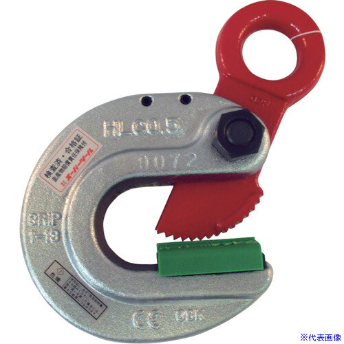 オレンジブック トラスコ中山　TRUSCOスーパー 形鋼クランプ 容量:0.5ton クランプ範囲:1〜13mm D1:23mm 〔品番:HLC0.5S〕[ 注番:1042441]特長●構造用形鋼（H形・I形・L形・T形）専用の吊り具です。...