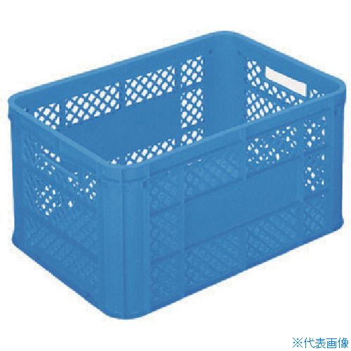 オレンジブック トラスコ中山　TRUSCOヒシ SB型コンテナ(メッシュタイプ) W612×D421×H319 青 青 〔品番:SB68〕[ 注番:1060467]特長●メッシュになっており、通気性があり農産物や各種食品、工業部品など幅広く...