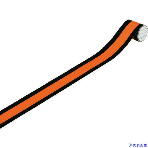 オレンジブック トラスコ中山　TRUSCO緑十字 配管識別テープ 黄赤/黒(危険表示) AH514(小) 50mm幅×2m アルミ 〔品番:187514〕[ 注番:1063141]特長●耐水性、耐候性、耐熱性、耐寒性、耐薬品性に優れた配管識...