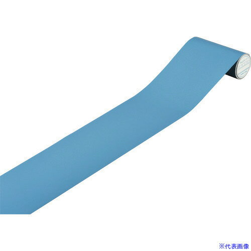オレンジブック トラスコ中山　TRUSCO緑十字 配管識別テープ 青(水関係) AH507(中) 100mm幅×2m アルミ 〔品番:186507〕[ 注番:1064583]特長●耐水性、耐候性、耐熱性、耐寒性、耐薬品性に優れた配管識別用の...