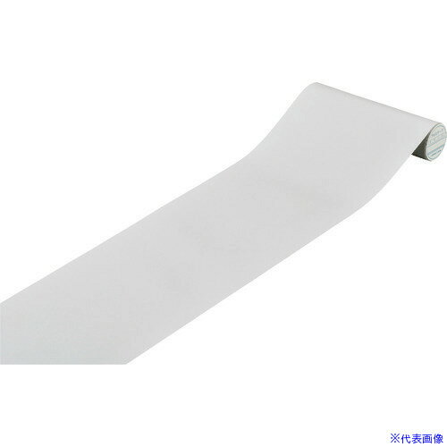 オレンジブック トラスコ中山　TRUSCO緑十字 配管識別テープ 白(空気関係) AH510(大) 150mm幅×2m アルミ 〔品番:185510〕[ 注番:1064615]特長●耐水性、耐候性、耐熱性、耐寒性、耐薬品性に優れた配管識別用...