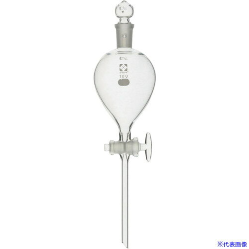 オレンジブック トラスコ中山　TRUSCOSIBATA 分液ロート ガラスコック付 100mL 〔品番:014210100〕[ 注番:1067015]特長●球形に近い形状なのでより効率よく撹拌され分離することができます。仕様●高さ(mm)：...