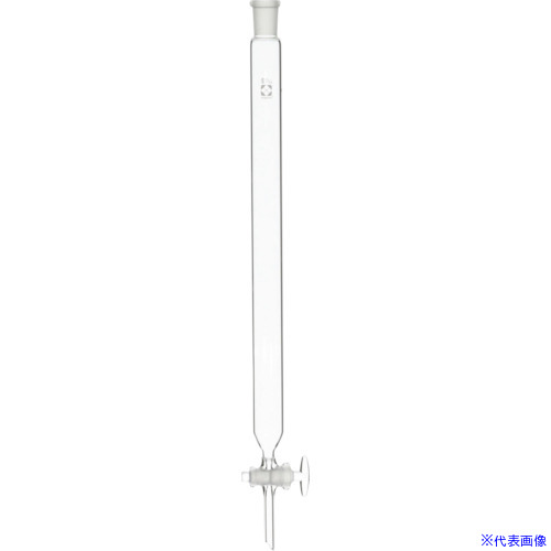 オレンジブック トラスコ中山　TRUSCOSIBATA クロマトカラム ガラスコック付 15/25 20x300 〔品番:0087201520〕[ 注番:1068600]特長●ガラスコック付きの為、展開溶媒の滴下速度を調節した分離がおこなえ...