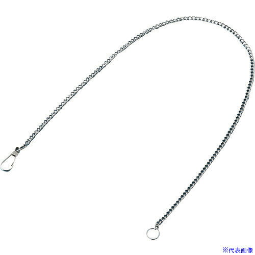 オレンジブック トラスコ中山　TRUSCO緑十字 チェーン(フック+リング付) 鎖D 3mm幅×400mm スチール製 〔品番:308020〕[ 注番:1069424]特長●スチール製チェーンの両端にリングとフックが付いています。●バルブ表...