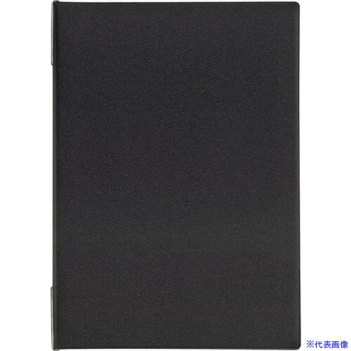 オレンジブック トラスコ中山　TRUSCOOP メニューファイル レザー調 A4 4頁 黒 〔品番:MN151BK〕[ 注番:1071188]特長●高級感のあるカジュアルな布地調です。●追加ケース（MB-100）1枚を使用すると最大8ページ...