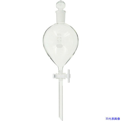 オレンジブック トラスコ中山　TRUSCOSIBATA 分液ロート PTFEコック付 1000mL 〔品番:0142501000〕[ 注番:1071731]特長●球形に近い形状なのでより効率よく撹拌され分離することができます。●PTFE製の...