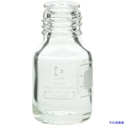 オレンジブック トラスコ中山　TRUSCOSIBATA 耐熱ねじ口びん びんのみ 25mL 10入 〔品番:017200255A〕[ 注番:1073290]特長●バイオテクノロジー関連をはじめ、高純度医薬・試薬や分析用標準液などの保存容器と...
