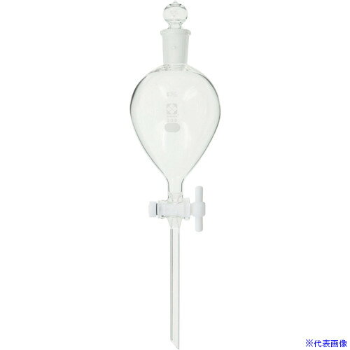 オレンジブック トラスコ中山　TRUSCOSIBATA 分液ロート PTFEコック付 300mL 〔品番:014250300〕[ 注番:1073308]特長●球形に近い形状なのでより効率よく撹拌され分離することができます。●PTFE製のコッ...