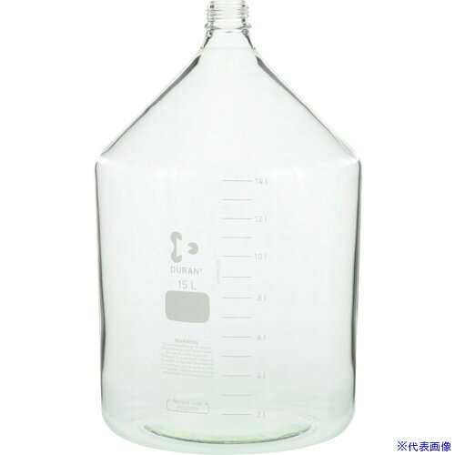 オレンジブック トラスコ中山　TRUSCOSIBATA 耐熱ねじ口びん びんのみ 15000mL 〔品番:017200150005〕[ 注番:1073322]特長●バイオテクノロジー関連をはじめ、高純度医薬・試薬や分析用標準液などの保存容器...