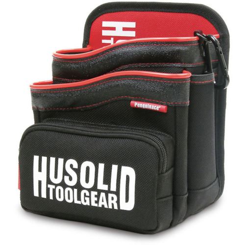 オレンジブック トラスコ中山　TRUSCOペンギンエース HUSOLID TOOLGEAR HT-010 レッド 〔品番:HT010R〕[ 注番:1110070]特長●使い勝手に優れた各種ポケットとカラビナ付きで、ツールをスマートに収納、内...