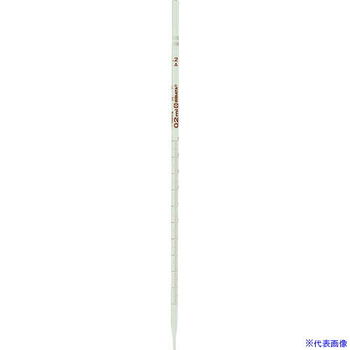 オレンジブック トラスコ中山　TRUSCOSIBATA メスピペット スーパーグレード 中間目盛 0.2mL 〔品番:02001002A〕[ 注番:1115105]特長●一定の体積の液体を量りとるために用いられます。●JIS R3505クラ...