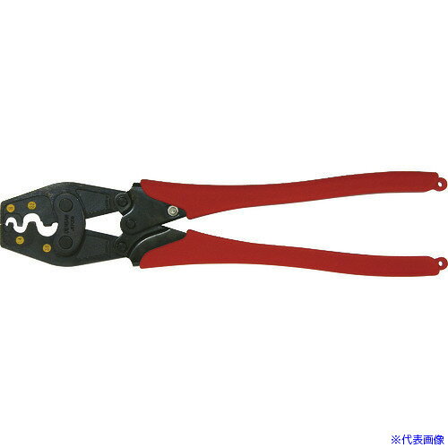 オレンジブック トラスコ中山　TRUSCODENSAN 圧着工具 〔品番:DC0838K〕[ 注番:1122503]特長●軽量スリムで使いやすいです。●交換可能ラチェットギア採用です。●吊り下げ穴付です。用途●裸端子・PBスリーブ用。 仕様...