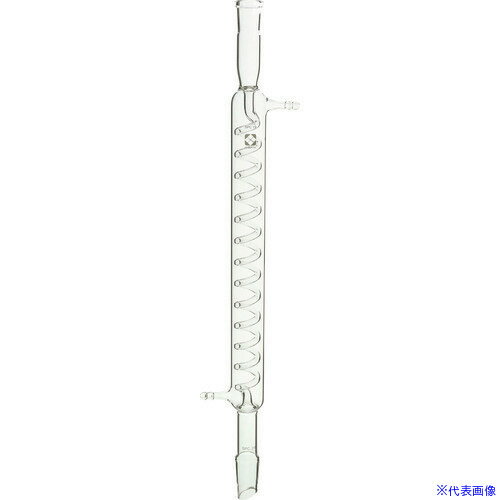オレンジブック トラスコ中山　TRUSCOSIBATA SPC冷却器グラハム 19−24 300mm 〔品番:03074024300〕[ 注番:1123048]特長●中管がじゃ管になっている二重構造のガラス製冷却器です。●下部から上がってき...