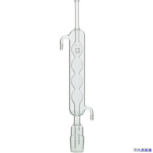 オレンジブック トラスコ中山　TRUSCOSIBATA SPC冷却器 SPCソックスレー脂肪抽出器用 〔品番:032080011〕[ 注番:1126167]特長●二重管構造の冷却器で、蒸気の通る中管は球状のガラス球入りになっているため、冷却...