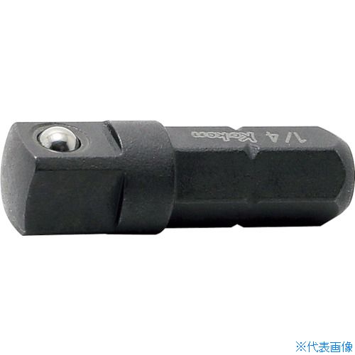 オレンジブック トラスコ中山　TRUSCOKo−ken アダプター 6.35mmH 凸6.35mm 〔品番:108A.2514B〕[ 注番:1127609]特長●6.35mm6角ビットから6.35mmの差込角に変換するアダプターです。仕様●...