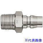 オレンジブック トラスコ中山　TRUSCO日東 ハイカプラ ステンレス製SUS40PM(00248) 〔品番:40PMSUS〕[ 注番:1130765]特長●工場内空気配管から空気工具のホース接続用まで幅広い用途に対応できるよう本体材質・サ...