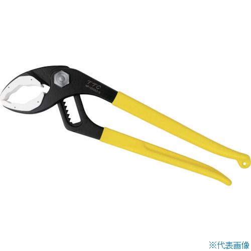 オレンジブック トラスコ中山　TRUSCOTTC ウォーターポンプぷらイヤー ばね付き 300mm 〔品番:WP300SCS〕[ 注番:1132657]特長●樹脂製掴み部で傷つけないソフトなくわえ部です。●安定性の良い3点保持と特殊形状掴み...