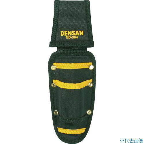 オレンジブック トラスコ中山　TRUSCODENSAN ヒンジ付ツールサック 〔品番:ND964〕[ 注番:1136745]特長●フレキシブルに動いて体にフィットするヒンジタイプです。仕様●色：ブラック/イエロー●幅(mm)：80●奥行(m...