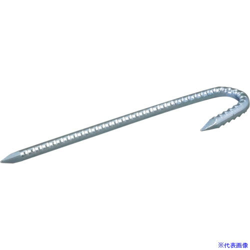 オレンジブック トラスコ中山　TRUSCODAIDOHANT 異形ロープ止J型(50本入) 6×200 〔品番:10165659〕[ 注番:1142616]特長●抜けにくい異形鉄棒です。●工事現場や駐車場、ガーデニングなど様々な場面でのロー...