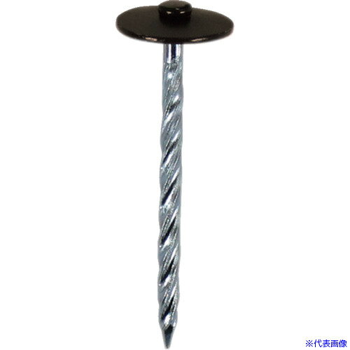 オレンジブック トラスコ中山　TRUSCODAIDOHANT カラー傘釘 20本入 ♯13×41 ダークブラウン 〔品番:10176078〕[ 注番:1142647]特長●波板や板金の色に合わせて施工できます。用途●波板や板金の取り付けに。...