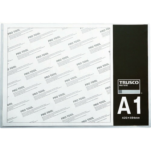 オレンジブック トラスコ中山　TRUSCOTRUSCO 厚口カードケース A1 〔品番:THCCHA1〕[ 注番:1143876]特長●0.5mm厚のため、適度な厚さがあり折れにくく丈夫です。●図面の保管、書類回覧など内容物を傷めたり傷つけ...