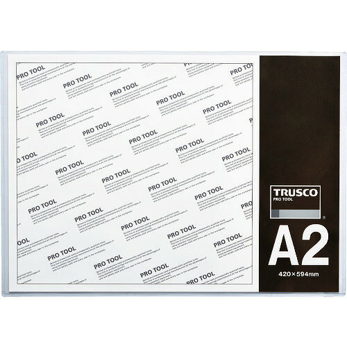 オレンジブック トラスコ中山　TRUSCOTRUSCO 厚口カードケース A2 〔品番:THCCHA2〕[ 注番:1143877]特長●0.5mm厚のため、適度な厚さがあり折れにくく丈夫です。●図面の保管、書類回覧など内容物を傷めたり傷つけ...