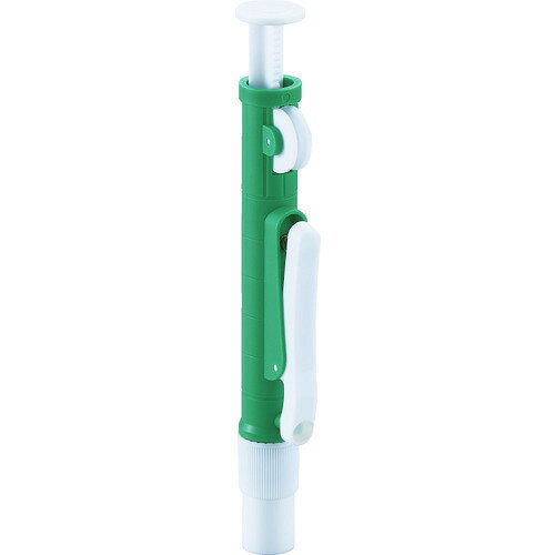 オレンジブック トラスコ中山　TRUSCOTRUSCO ピペットポンプ 10ML用 緑 〔品番:PP10〕[ 注番:1144233]特長●試液の吸引を、ホイールを回転させて素早く簡単に行えます。●耐酸・耐アルカリの材質を使用しています。用途...