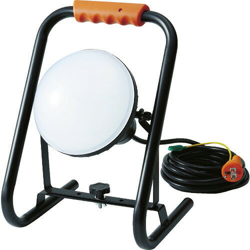 オレンジブック トラスコ中山　TRUSCOTRUSCO LED投光器 DELKURO スタンドタイプ 50W 5m アース付 2芯3芯両用タイプ 〔品番:RTLE505EPS〕[ 注番:1145830]特長●DELKURO本体をそのまま取付...