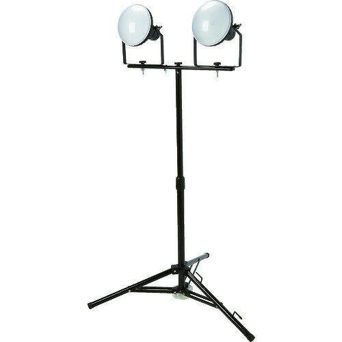 オレンジブック トラスコ中山　TRUSCOTRUSCO LED投光器 DELKURO 三脚タイプ 2灯 50W 10m アース付 2芯3芯両用タイプ 〔品番:RTLE510EPSK2〕[ 注番:1145850]特長●DELKURO本体をその...