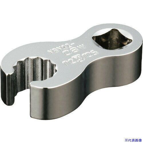 オレンジブック トラスコ中山　TRUSCOnepros 6.3sq.クローフットレンチ 対辺寸法8mm 幅17mm 〔品番:NBNS208W〕[ 注番:1146014]特長●六角フレアナット用形状＆応力の集中を防ぎ、ボルトナットにやさしいパ...