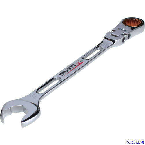 オレンジブック トラスコ中山　TRUSCOMUSTTOOL ダブルフレキ軽量ギアレンチ 19mm IM-DFGK19 〔品番:12449〕[ 注番:1146685]特長●2段階に曲がるダブルフレキシブル構造で狭い場所での使用時に抜群の操作性...