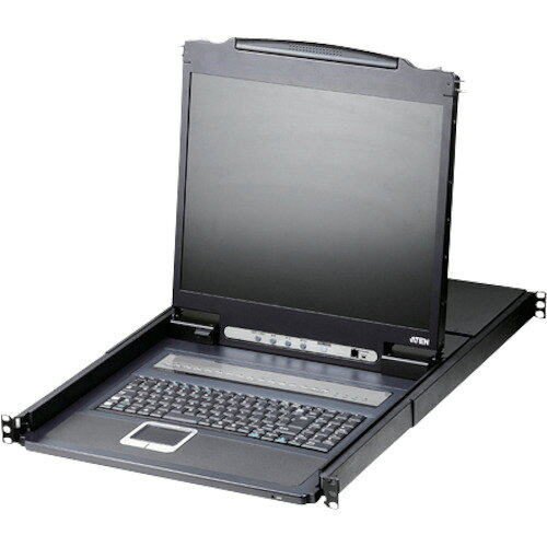 オレンジブック トラスコ中山　TRUSCOATEN KVMドロワ− 8ポート/19インチLCD一体型/ロングレール 〔品番:CL1308NJJL〕[ 注番:1152124]特長●EIA規格の19インチラックに収納可能なコンソールドロワーです...