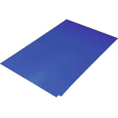 オレンジブック トラスコ中山　TRUSCOTRUSCO 粘着クリーンマット 450X900MM ブルー (10シート) 〔品番:CM459010B〕[ 注番:1161002]特長●汚れたフィルムをはがすだけでいつでも清潔な環境にすることがで...