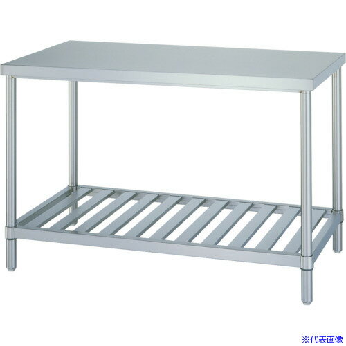 オレンジブック トラスコ中山　TRUSCOシンコー ステンレス作業台(スノコ棚板タイプ・SUS430) 900×450×800 〔品番:WS9045〕[ 注番:1161558]特長●用途に合わせて高さ変更が可能です。(工場オプション)●高さ...