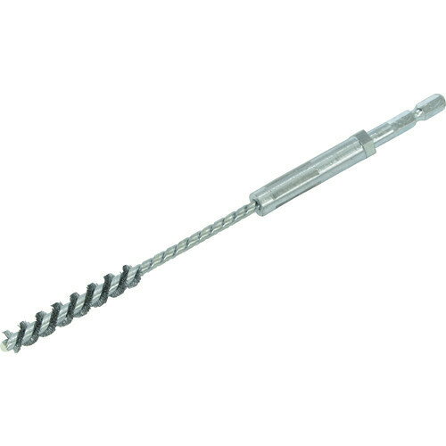 オレンジブック トラスコ中山　TRUSCOTRUSCO 六角軸スパイラルホールブラシ ワイヤー鋼線 8.5mm 下穴径 〔品番:6HB8.5WB〕[ 注番:1162158]特長●強度の強い異形線ネジリにすることで、軸の強度が増し、正回転・逆...