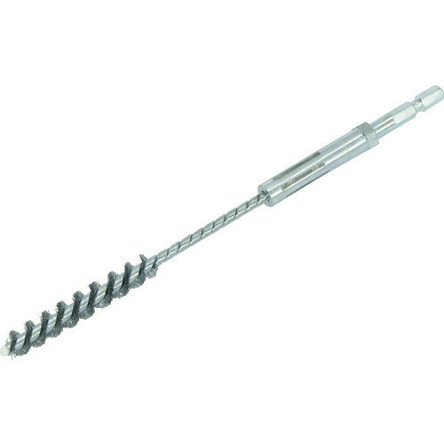 オレンジブック トラスコ中山　TRUSCOTRUSCO 六角軸スパイラルホールブラシ ワイヤー鋼線 10.5mm 下穴径 〔品番:6HB10.5WB〕[ 注番:1162159]特長●強度の強い異形線ネジリにすることで、軸の強度が増し、正回転...