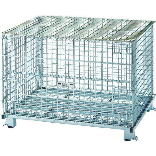 オレンジブック トラスコ中山　TRUSCOTRUSCO ネットパレット 間口1200X奥行1000X高さ895 2000Kg 2枚フタ付 〔品番:TNP5NF2〕[ 注番:1163672]特長●開閉部はコイルを使用し開閉操作は簡単です。●メ...