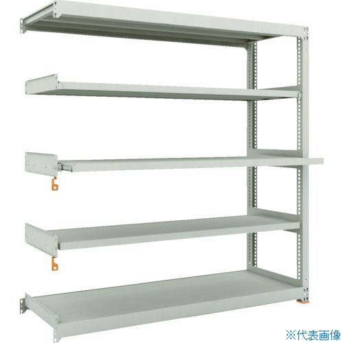 オレンジブック トラスコ中山　TRUSCOTRUSCO スチールラック M3型中量棚 1800X571XH1800 5段うちスライド2段 連結 〔品番:M36663M2B〕[ 注番:1164100]特長●棚板を軽い力で手前にスライドさせるこ...