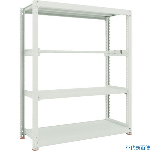 オレンジブック トラスコ中山　TRUSCOTRUSCO スチールラック M3型中量棚 W1500XD571XH1800 パイプ1段 単体 〔品番:M36563P1〕[ 注番:1164120]特長●重量物とあわせて、ロープやコード等巻き物の保...