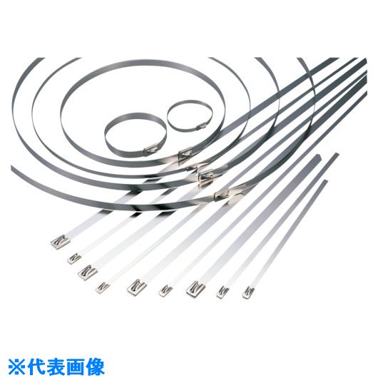 オレンジブック トラスコ中山　TRUSCOTYTON インシュロックタイ メタルタイ SUS316製 〔品番:STB680M〕[ 注番:1178684]特長●耐火性、耐候性、耐放射線性、耐薬品性を持ち、また海水による劣化を防ぎます。●高い引...