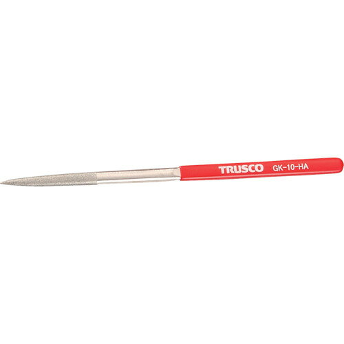 オレンジブック トラスコ中山　TRUSCOTRUSCO ダイヤモンドヤスリ 鉄工用#140 半丸 1本入 全長185mm(10本組サイズ) 〔品番:GK10HA〕[ 注番:1179250]特長●超硬合金、焼き入れ鋼、セラミックス、ガラス、強...